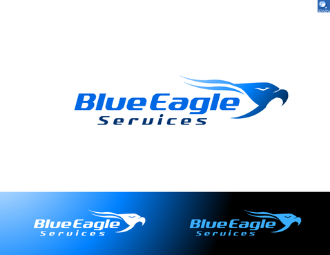 Blue Eagle Services Logo By Cmegdanoff