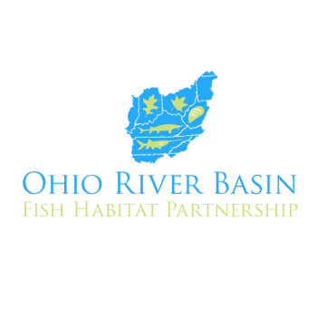 Logo for Ohio River Basin Fish Habitat Partnership by ORBFHP