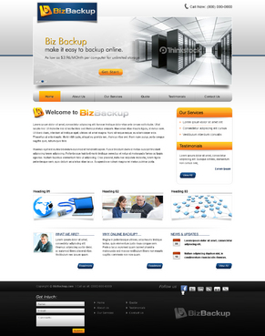 Web Page Design by Bizbackup