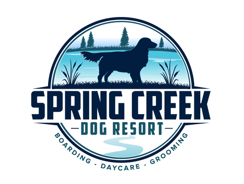 Spring Creek Dog Resort Logo by Sburday