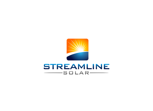 Streamline Solar Business Logo By Mvpbroker