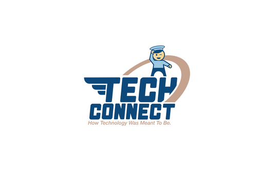 Technology Consulting - MSP Logo - TechConnect Logo - Symbol by Techc