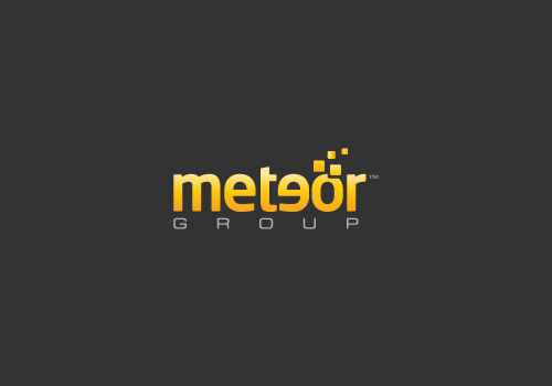 Meteor Group company logo re-design By Mulish
