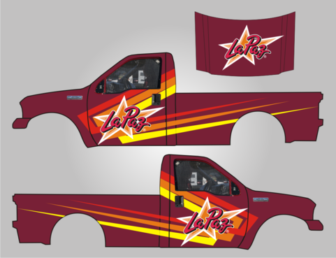 Race Truck - Paint Scheme by LaPazRacingDesigns