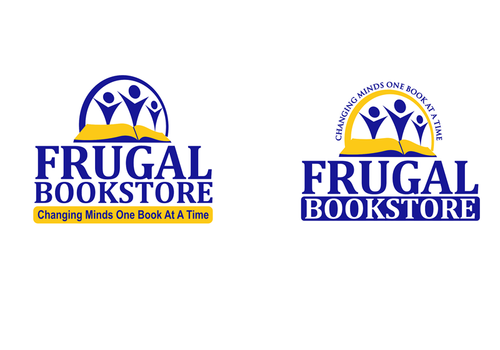 business logo for an upstart book store Frugal Bookstore, Inc. by Ro