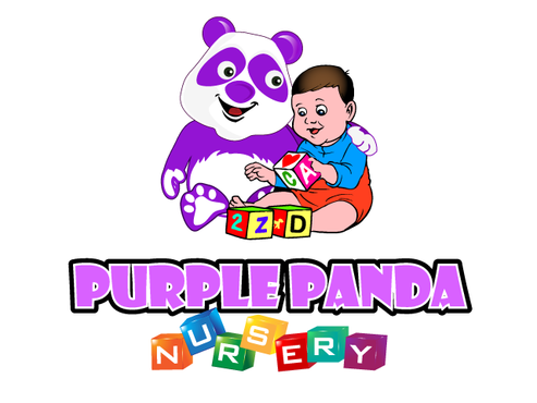Purple Panda Nursery by Mo1500