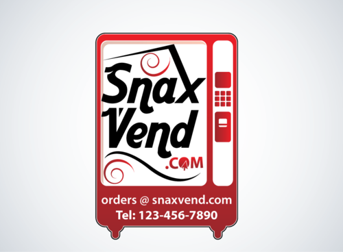 SnaxVend - Vending machine business logo by Snaxvend