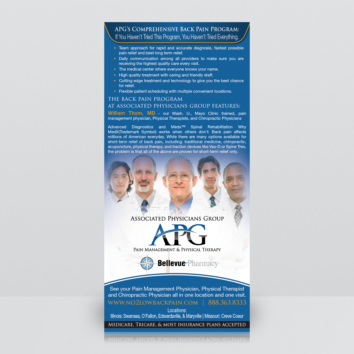 Back Pain Program Newspaper Ad by APGHealthNetwork