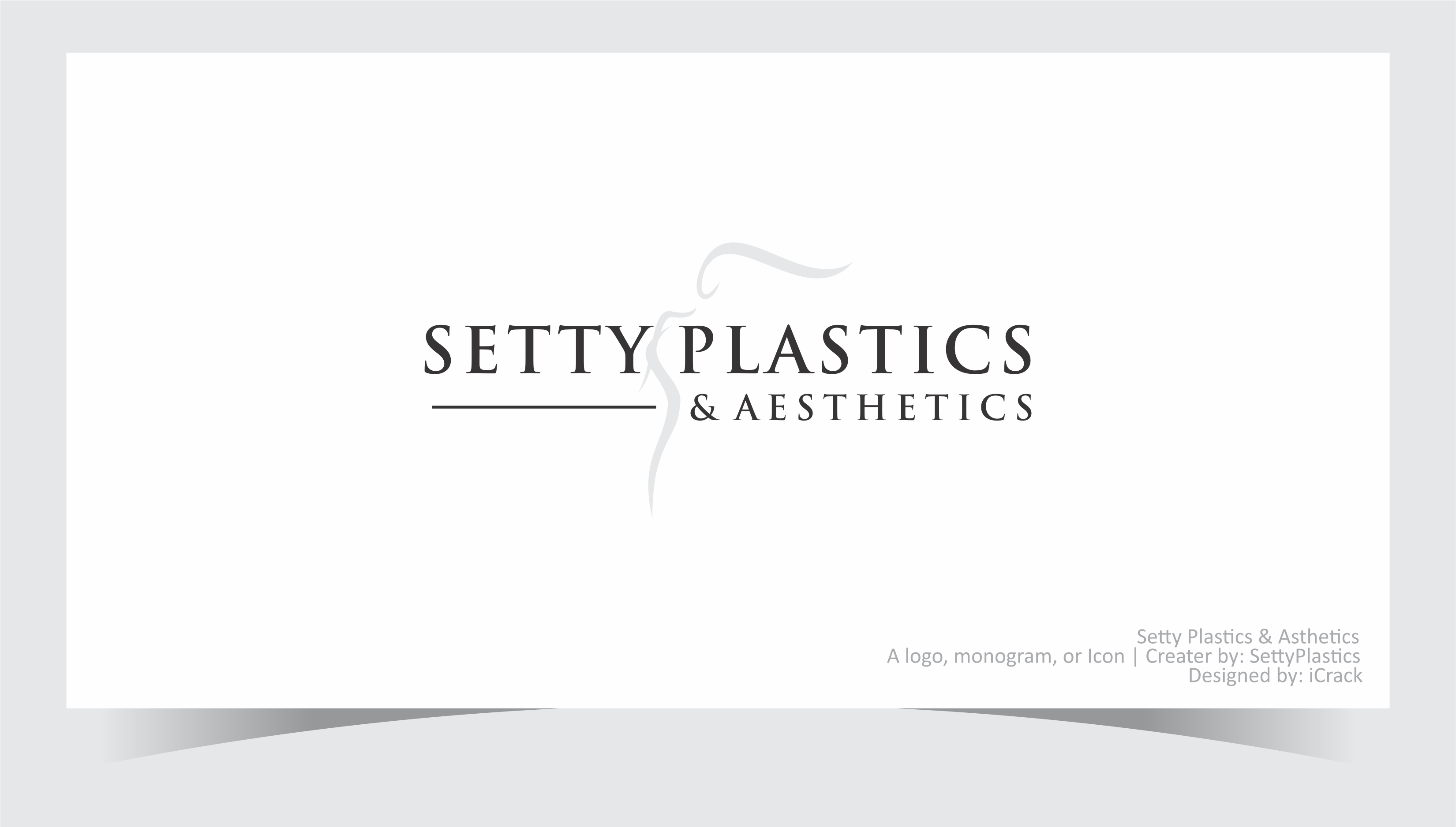 Logo for a Plastic Surgery and Medical Spa office by SettyPlastics
