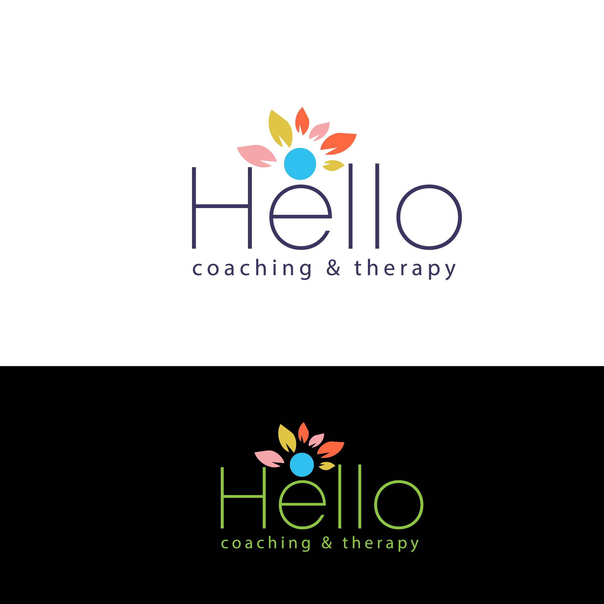 Logo for Therapy, Mental Health, and life coaching by Hellocat