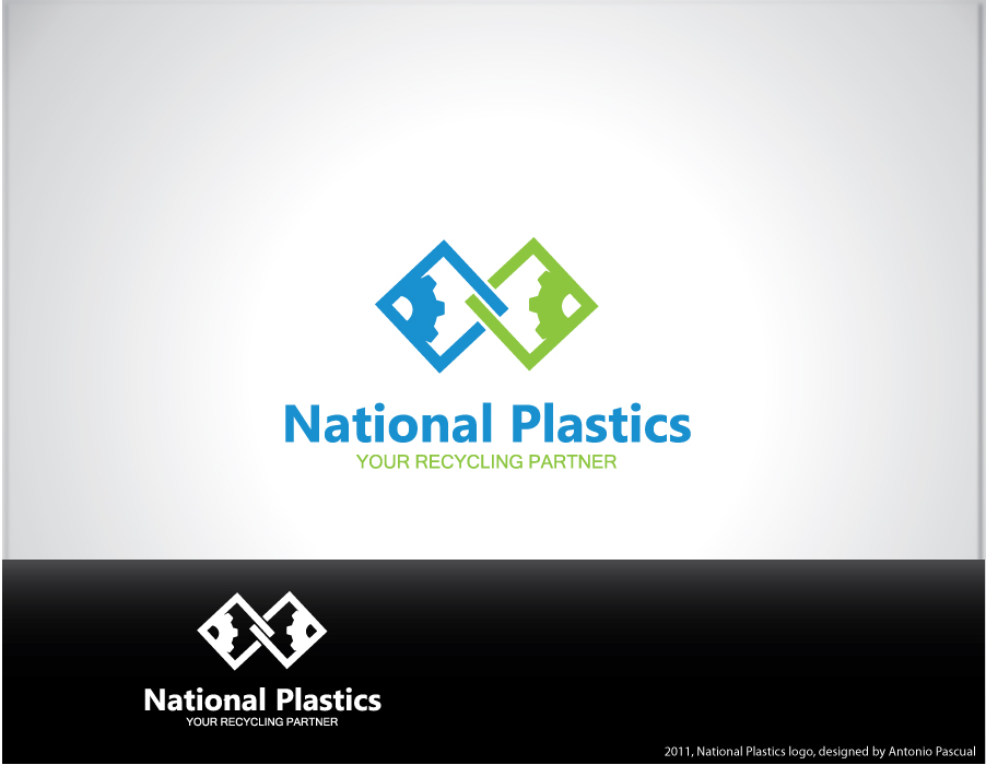 Business Logo for National Plastics by Mksuri